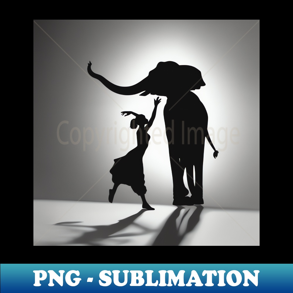 Elephant Shadow Silhouette Anime Style Collection No 126 - E | Inspire ...