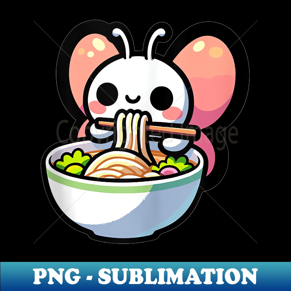 Cute Japanese Kawaii Chibi Butterfly Eating Ramen - Special - Inspire ...