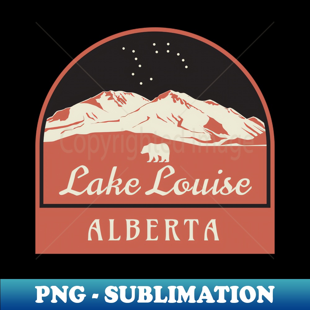 Lake Louise ski - Alberta - PNG Transparent Sublimation File | Inspire ...