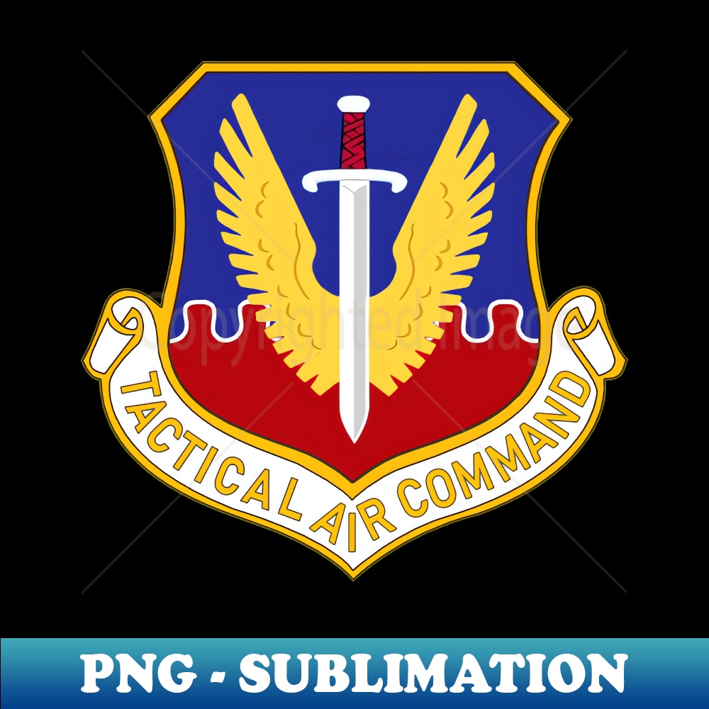 Tactical Air Command Crest - PNG Sublimation Digital Downloa | Inspire ...