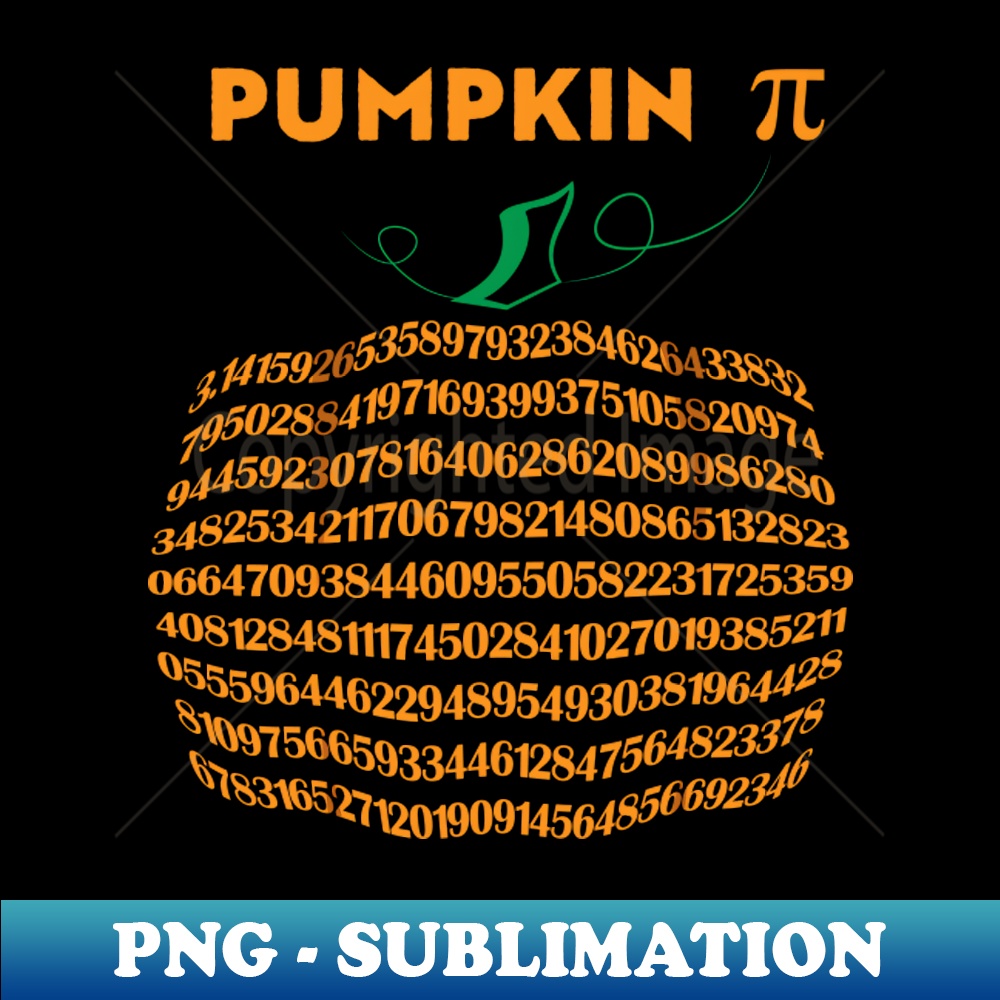 Pumpkin Pi Halloween Math Joke - Decorative Sublimation PNG | Inspire ...