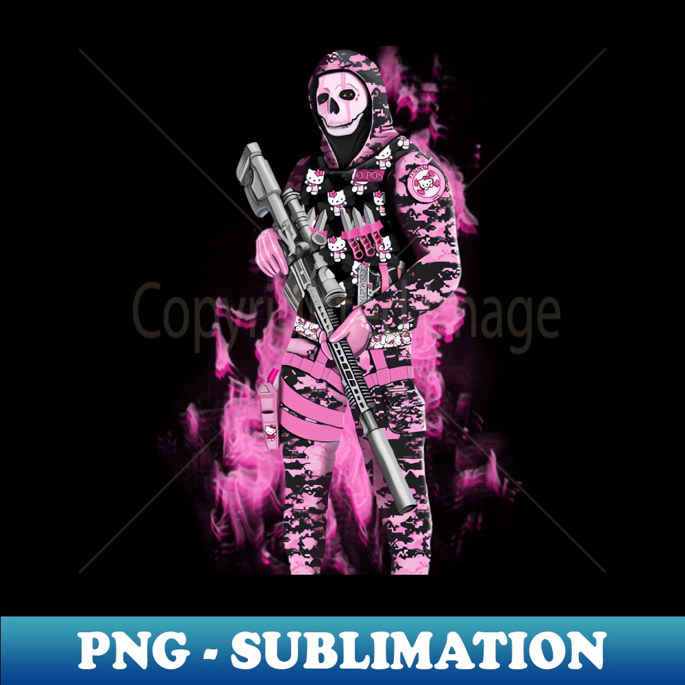 Simon Ghost Riley Hello Kitty - Signature Sublimation PNG Fi | Inspire ...