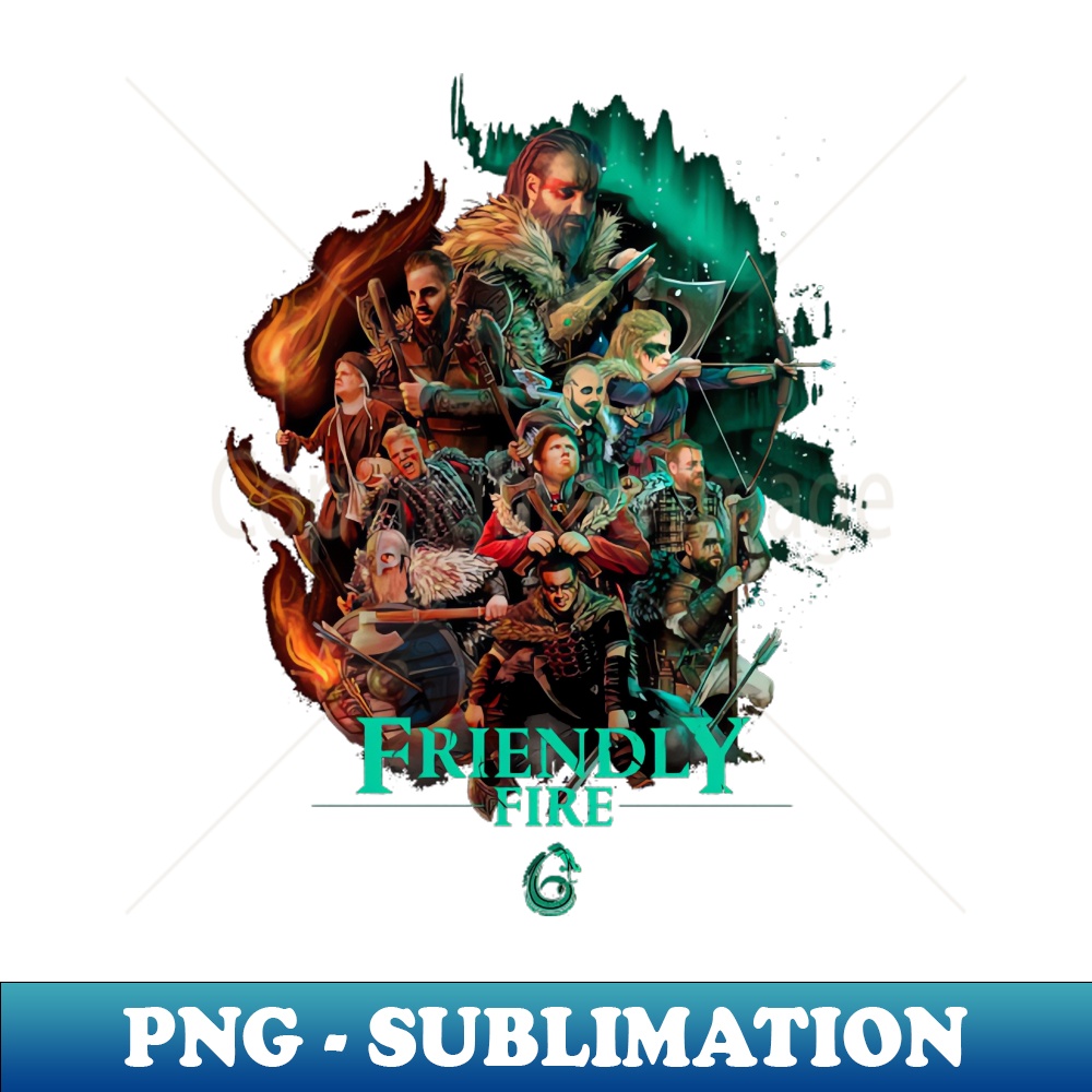 friendly fire merch - Retro PNG Sublimation Digital Download - Inspire ...