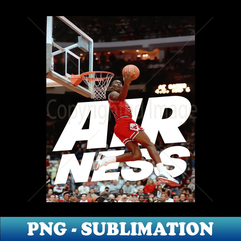 Michael Jordan Airness - PNG Transparent Sublimation Design | Inspire ...