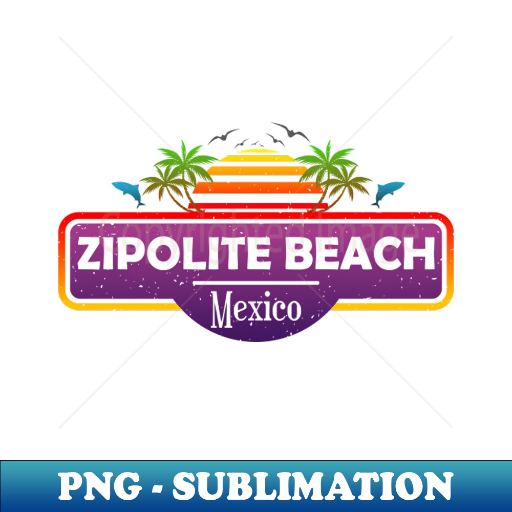 Zipolite Beach Mexico Palm Trees Sunset Summer - Modern Subl - Inspire ...