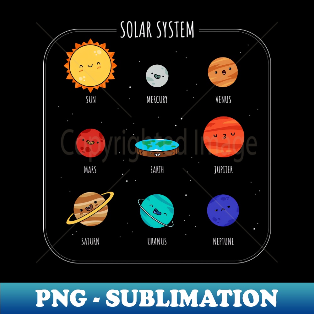 New Solar System - Digital Sublimation Download File - Captu | Inspire ...