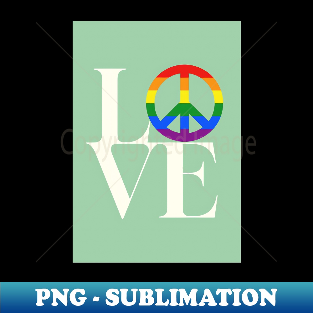 Peace and love - symbol for diversity and inclusion in green | Inspire ...