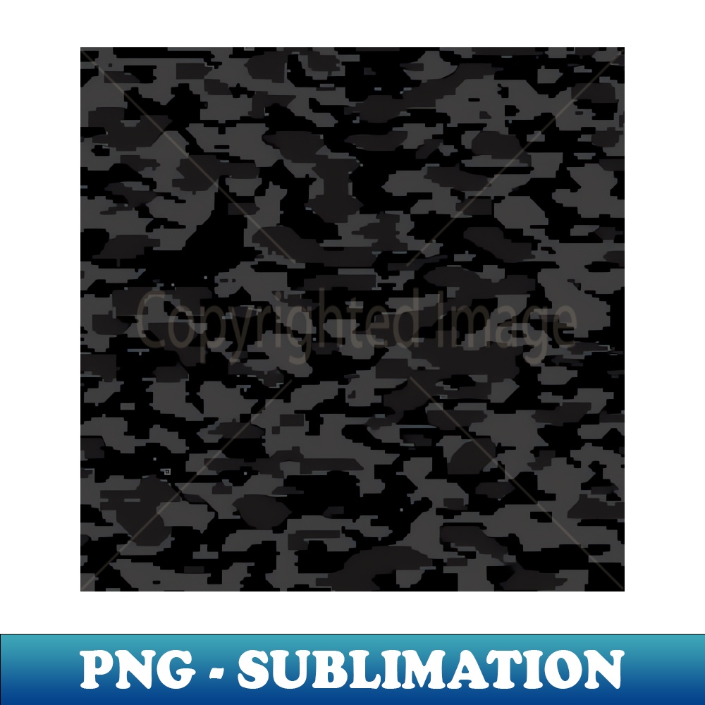 Black Camo pattern digital Camouflage - Decorative Sublimati | Inspire Uplift