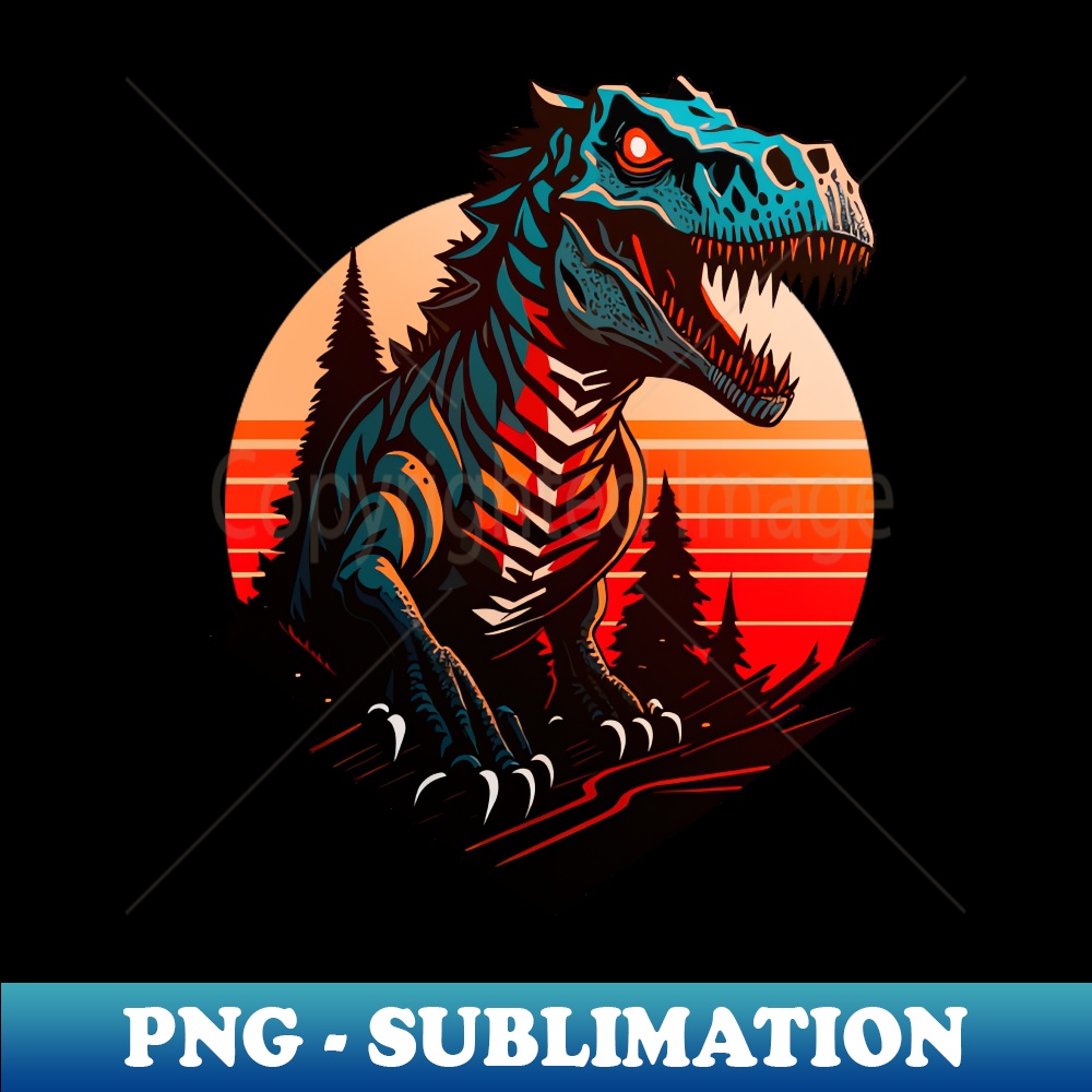 Summer T-Rex - Elegant Sublimation PNG Download - Perfect fo | Inspire ...