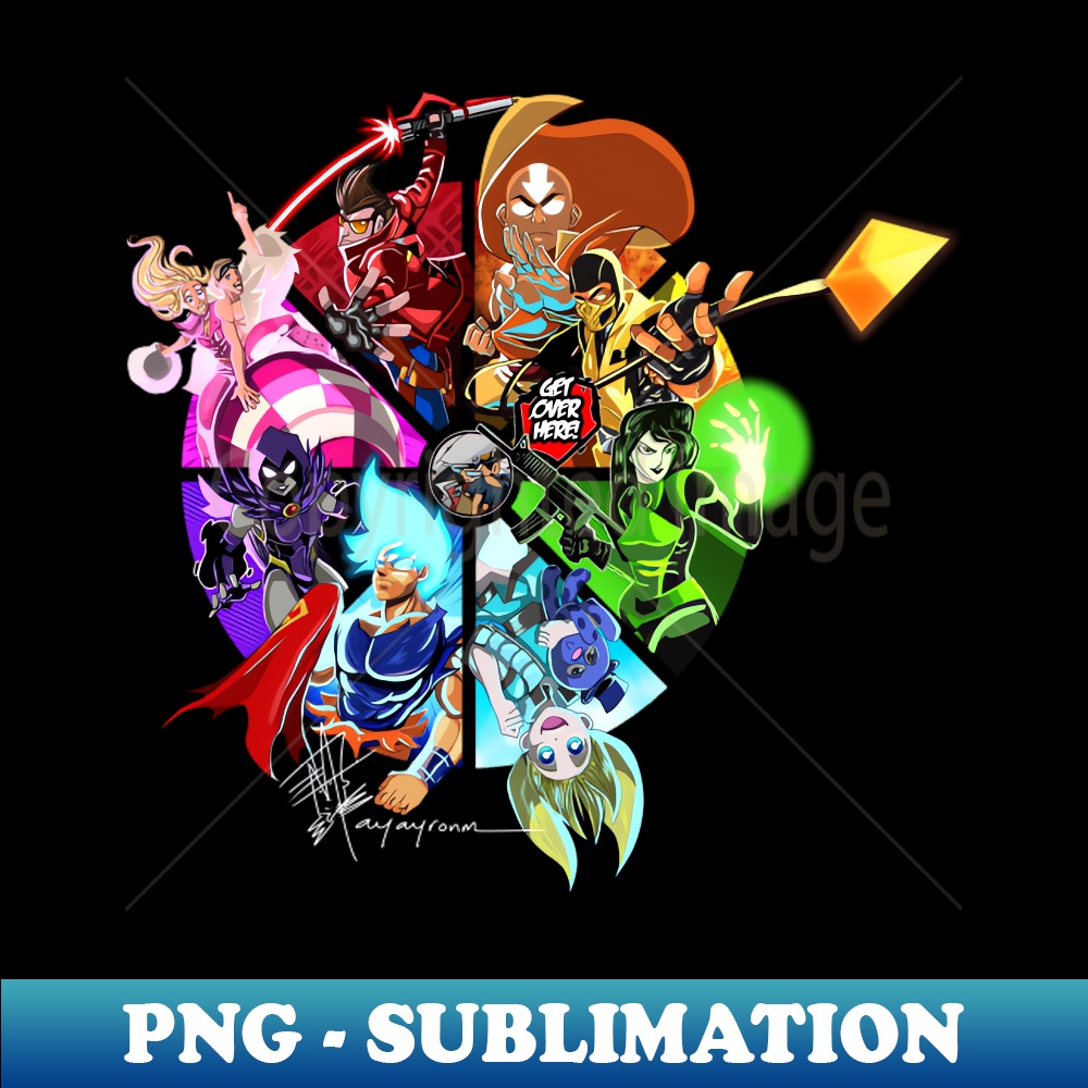 COLOR WHEEL CHARACTERS - Creative Sublimation PNG Download - | Inspire ...