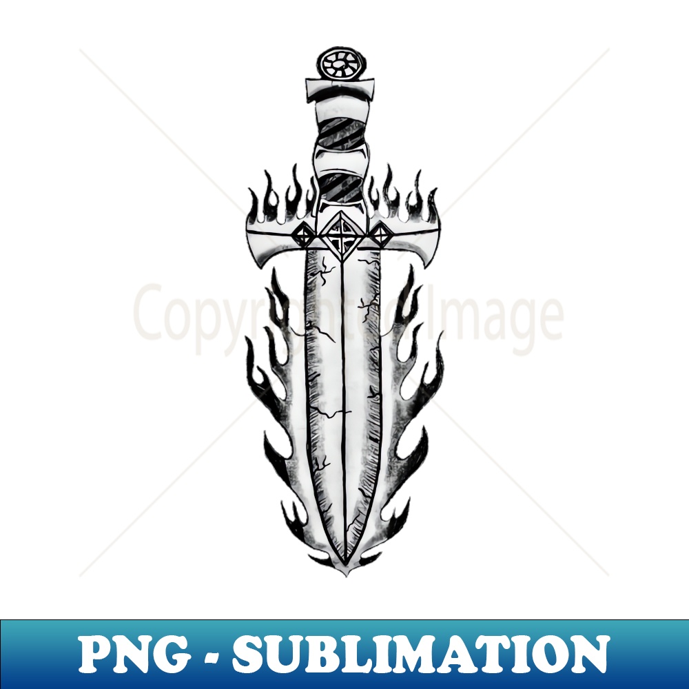 The flaming dagger - Digital Sublimation Download File - Per | Inspire ...