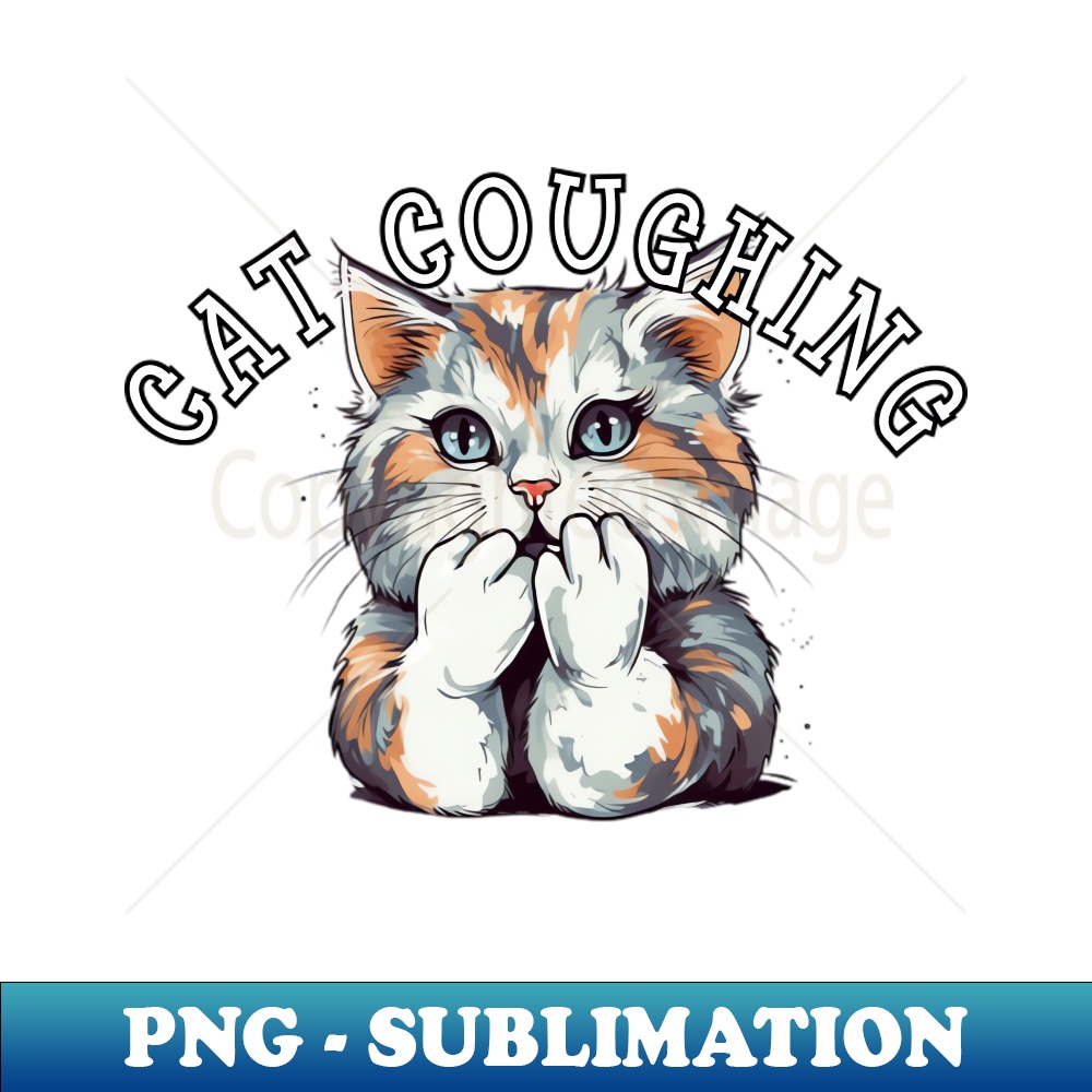 CAT COUGHING - Special Edition Sublimation PNG File - Transf | Inspire ...