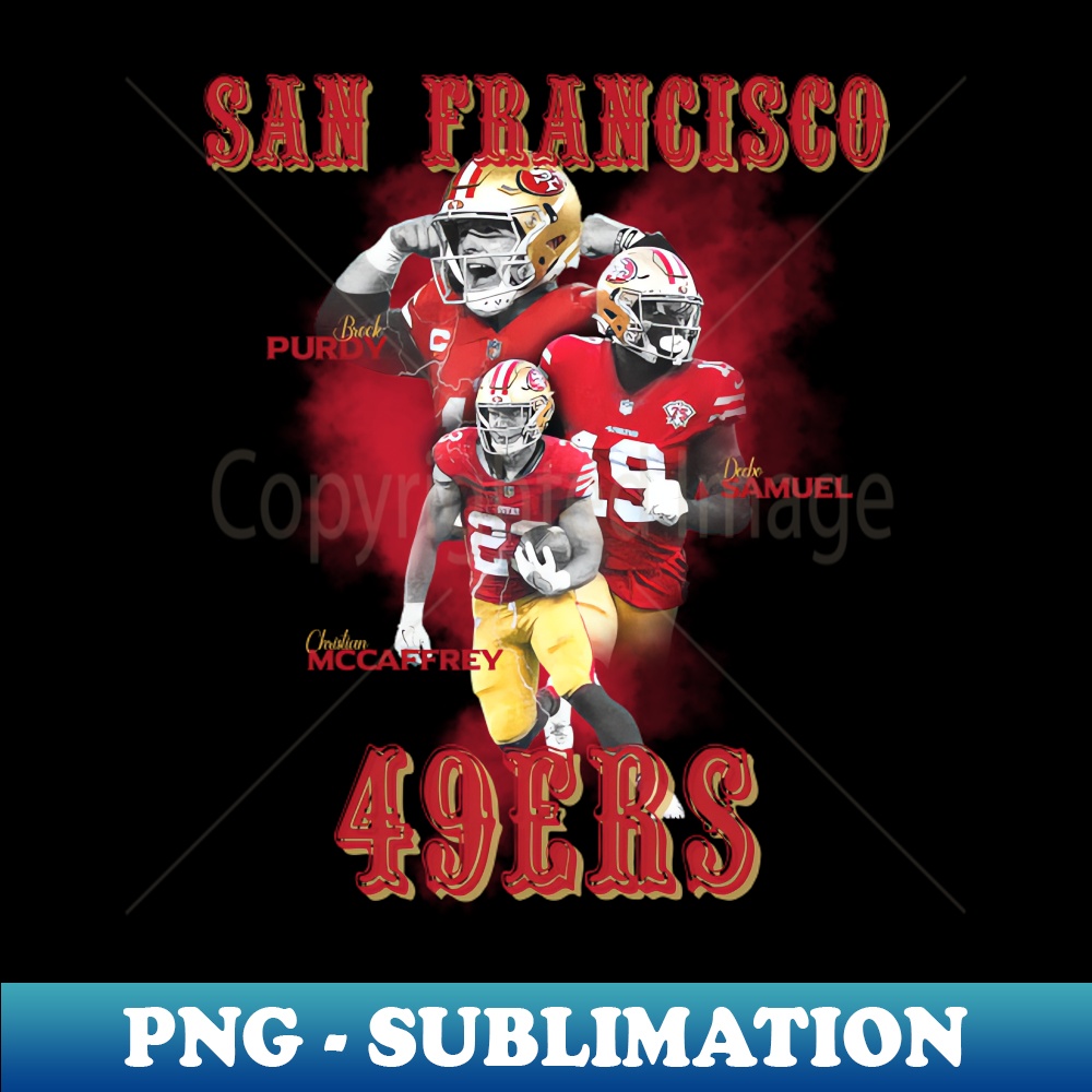 SAN FRANCISCO 49ERS - Retro PNG Sublimation Digital Download | Inspire ...