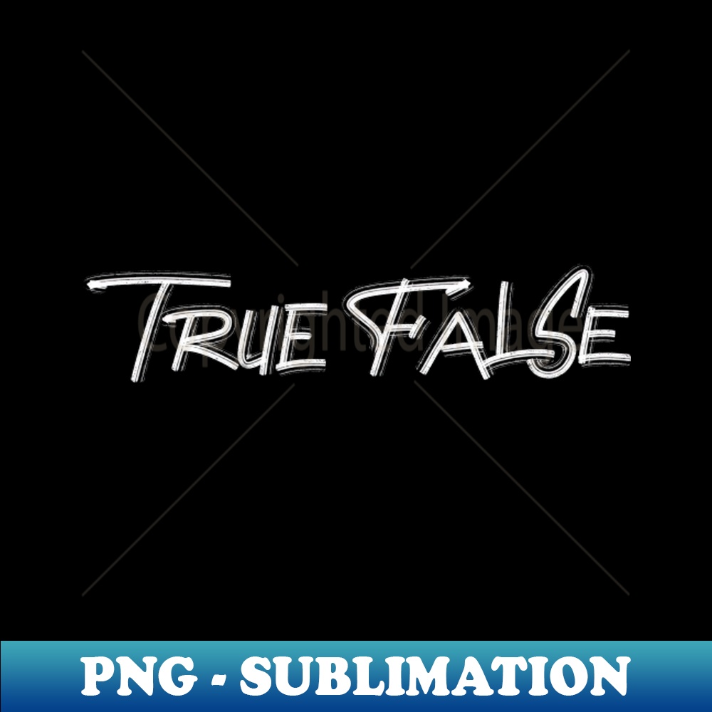 True False handwritten series - Instant Sublimation Digital | Inspire ...