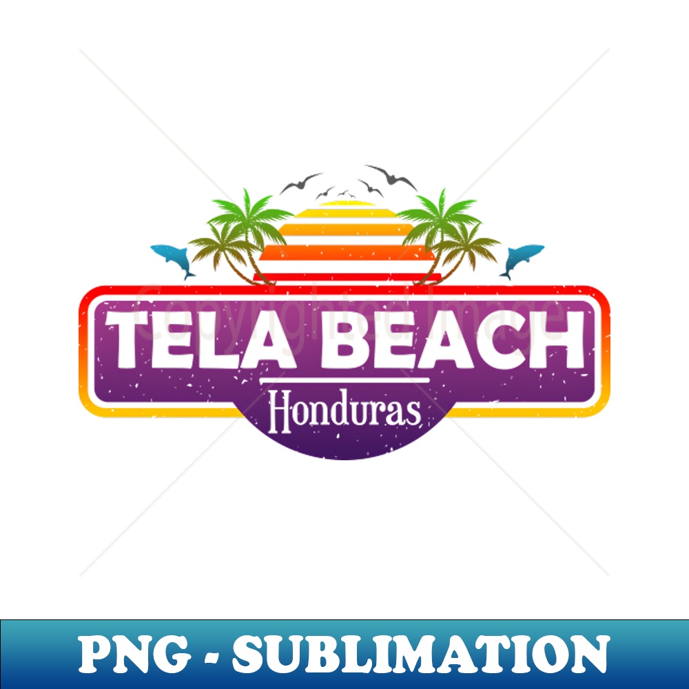 Tela Beach Honduras Palm Trees Sunset Summer - Signature Sub - Inspire ...