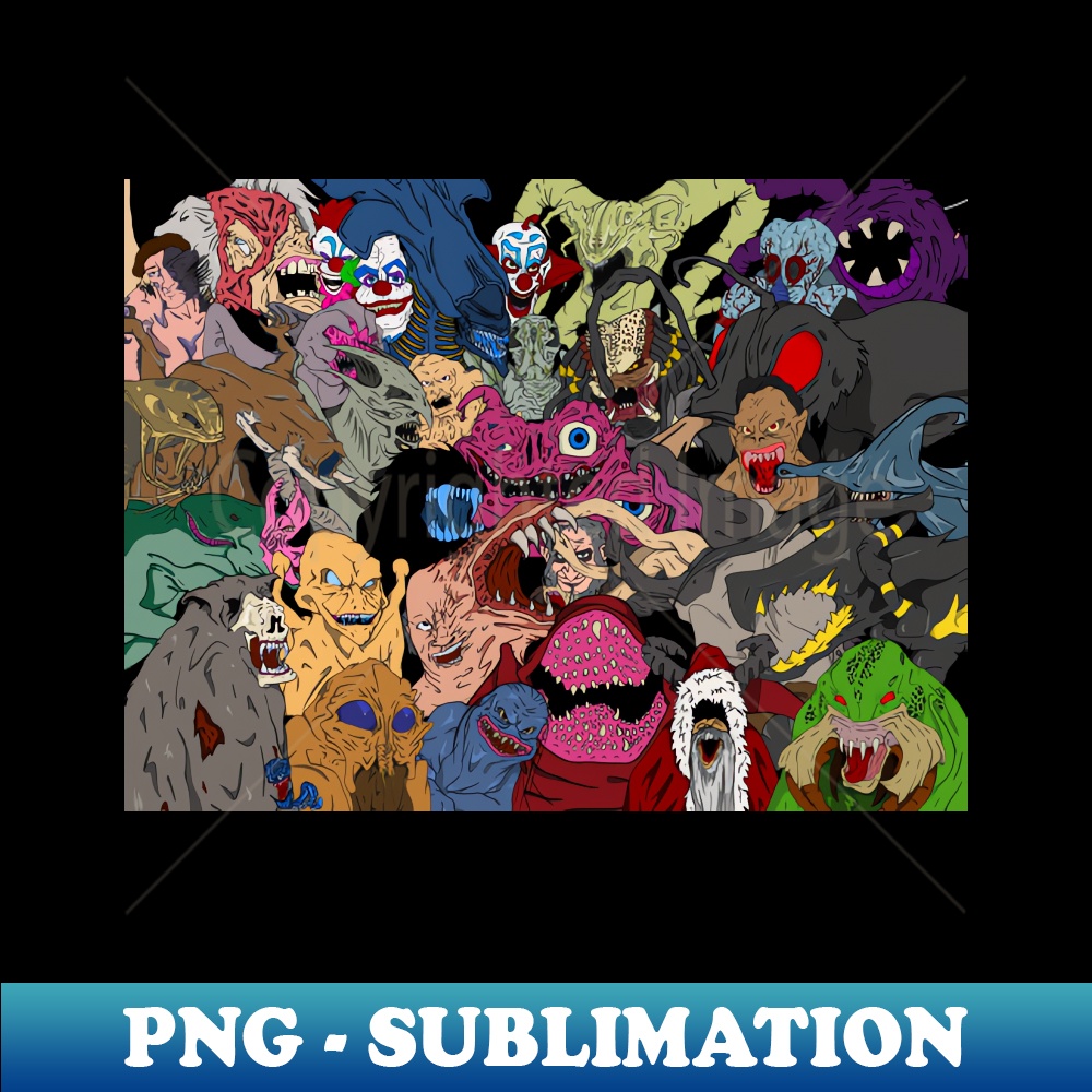 the Mega Monster Mash - Instant Sublimation Digital Download | Inspire ...