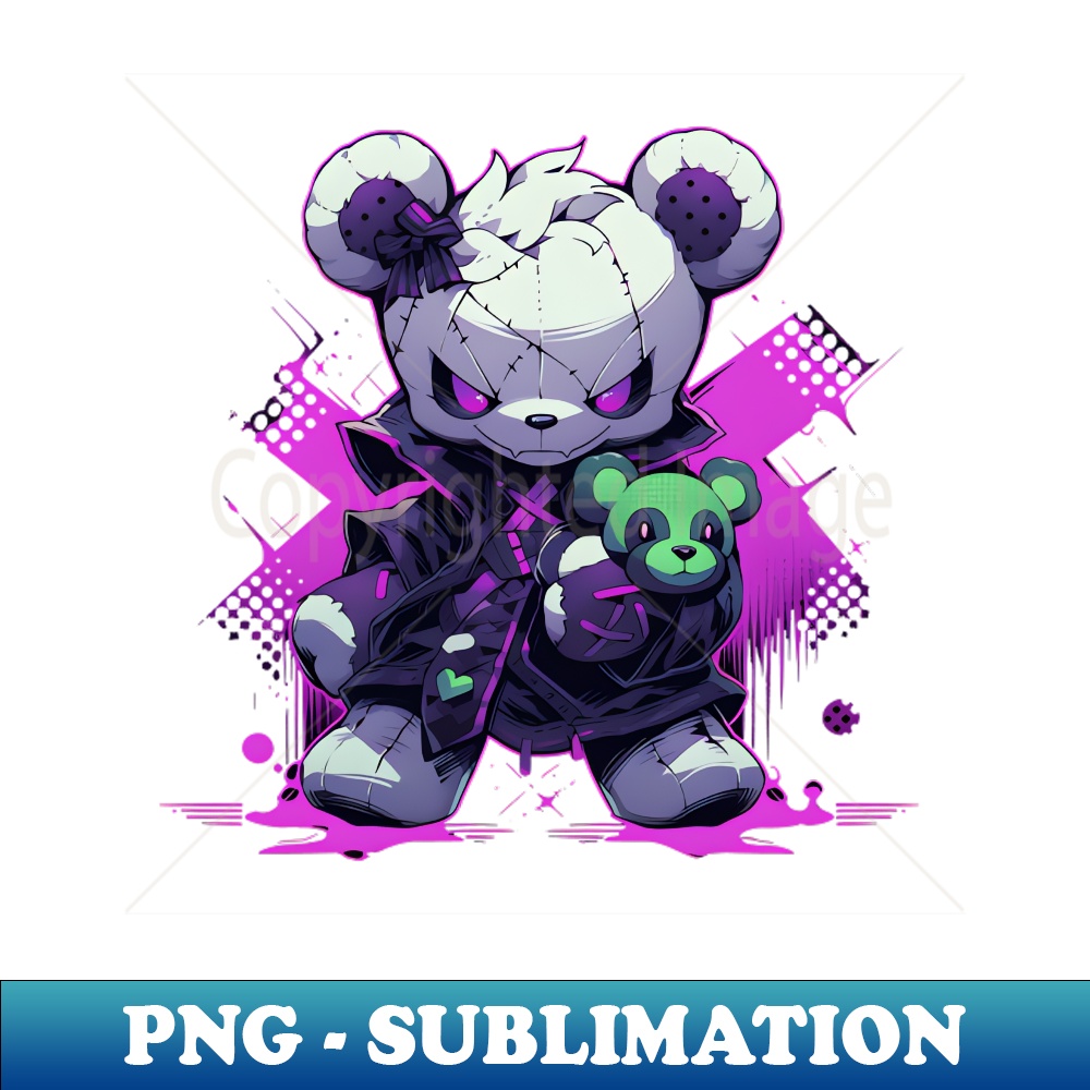 Teddy Bear Stitched Up Bear - Creative Sublimation PNG Downl | Inspire ...