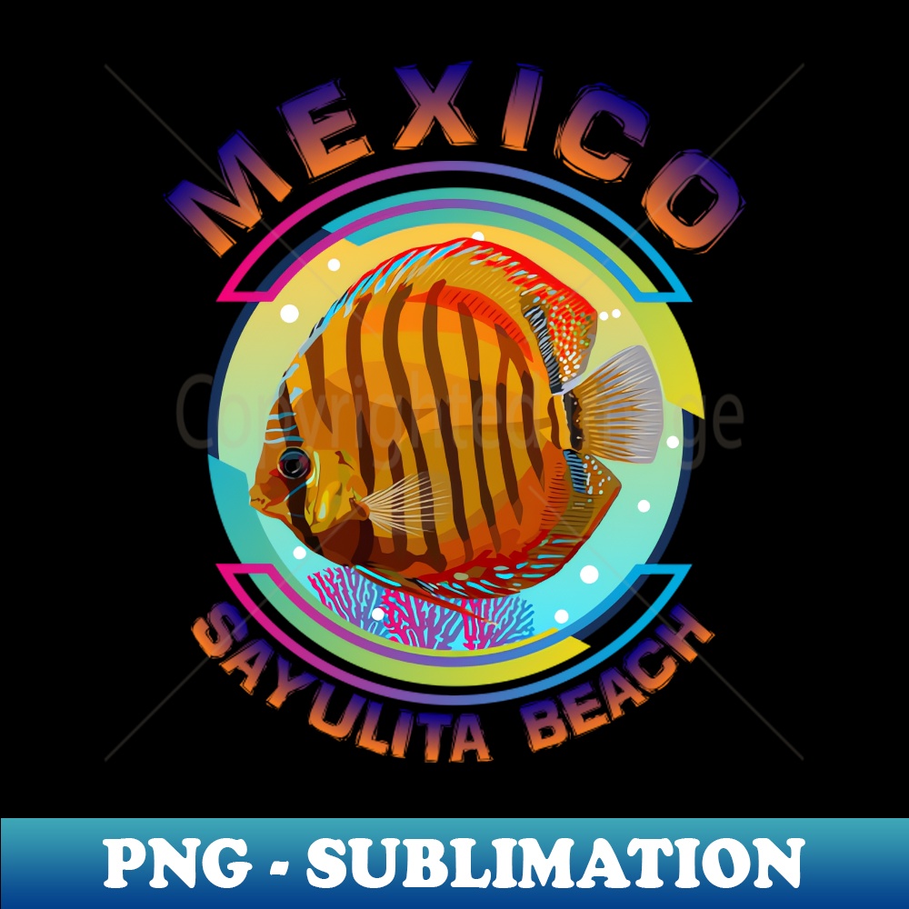 Mexico Sayulita Beach Riviera Nayarit Orange Discus Fish Sym | Inspire ...