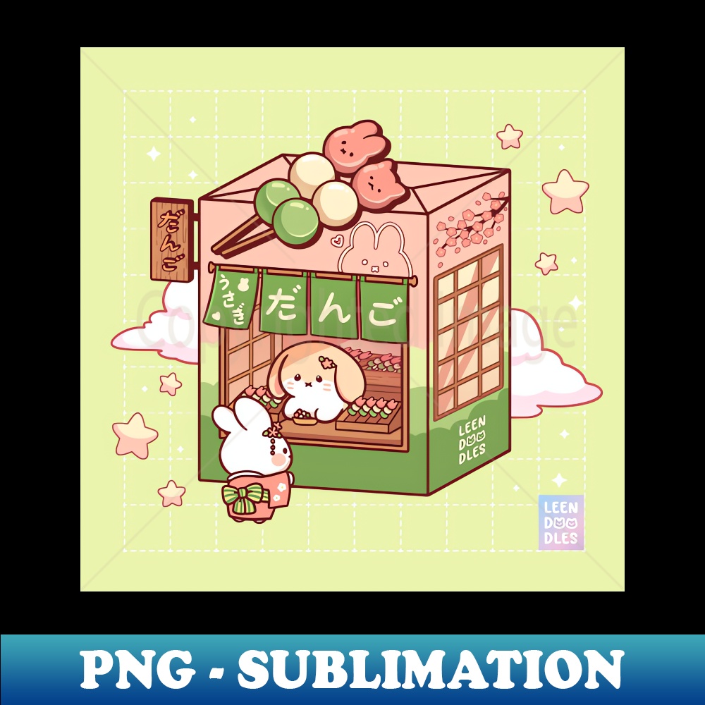 Cafe Series - Usagi Dango - Artistic Sublimation Digital Fil | Inspire Uplift