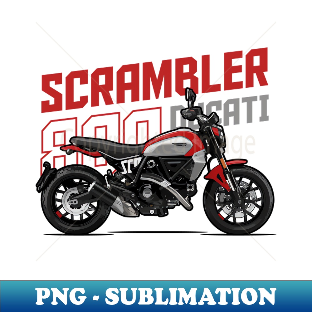 Ducati Scrambler 800 Icon - Red - Trendy Sublimation Digital | Inspire ...