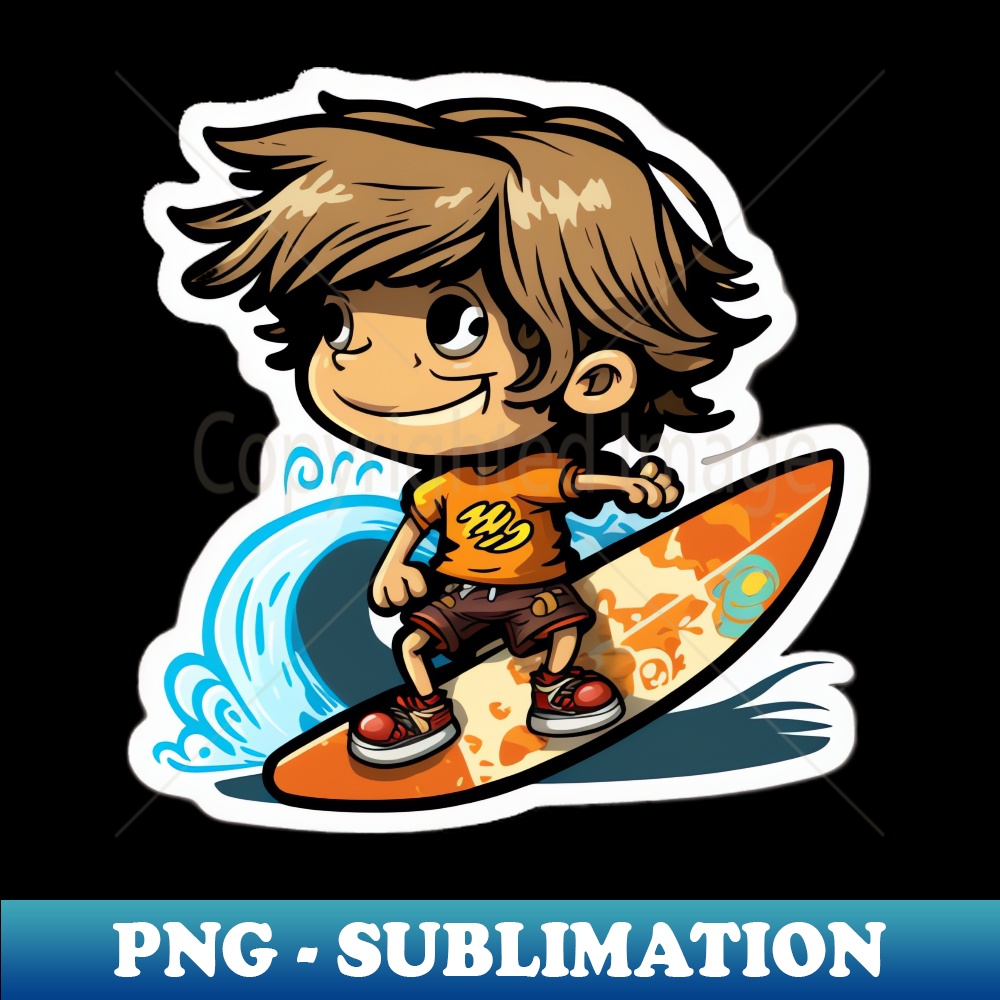 Surfer Kid - Premium Sublimation Digital Download - Instantl | Inspire ...