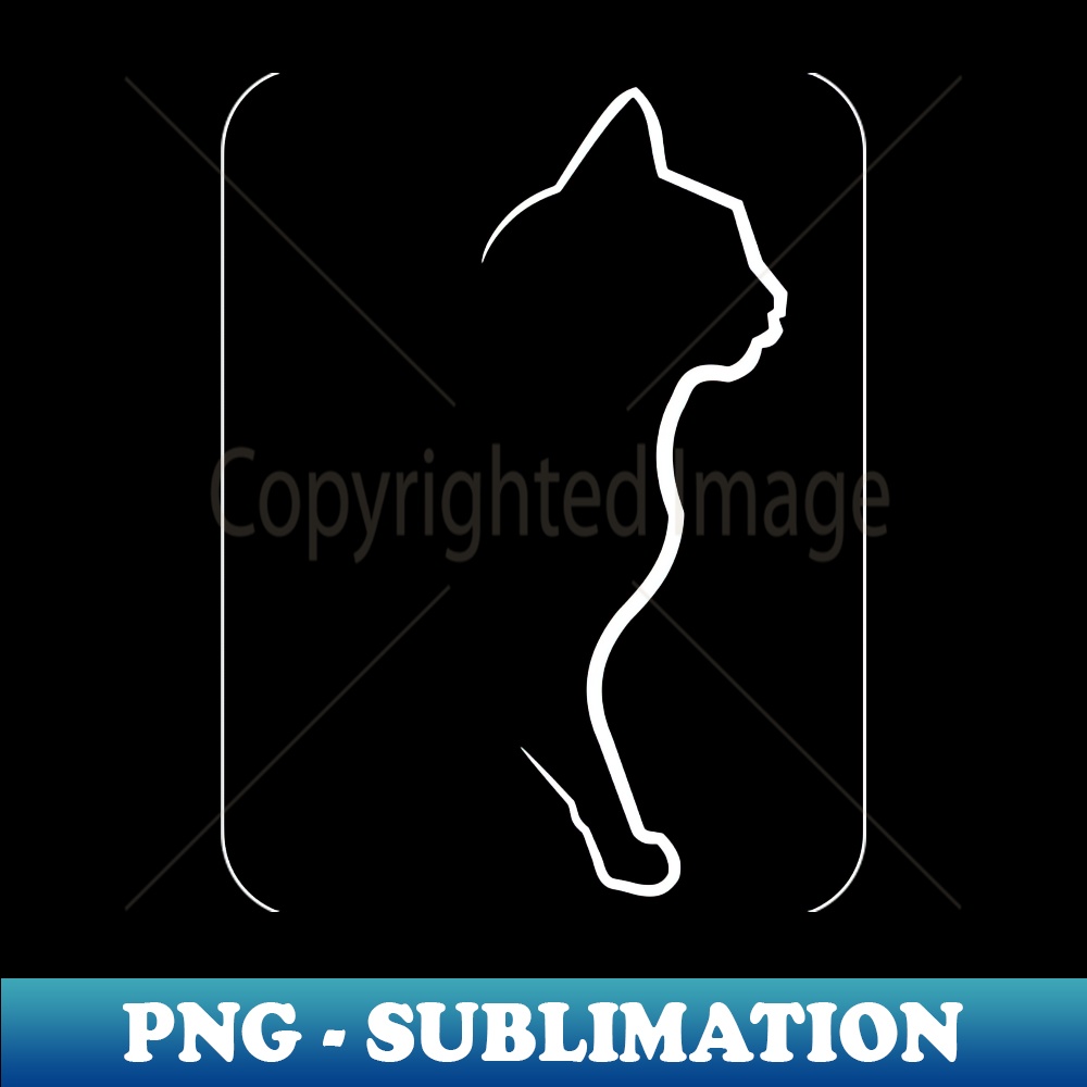 Cool Black Cat - Signature Sublimation PNG File - Fashionabl | Inspire ...