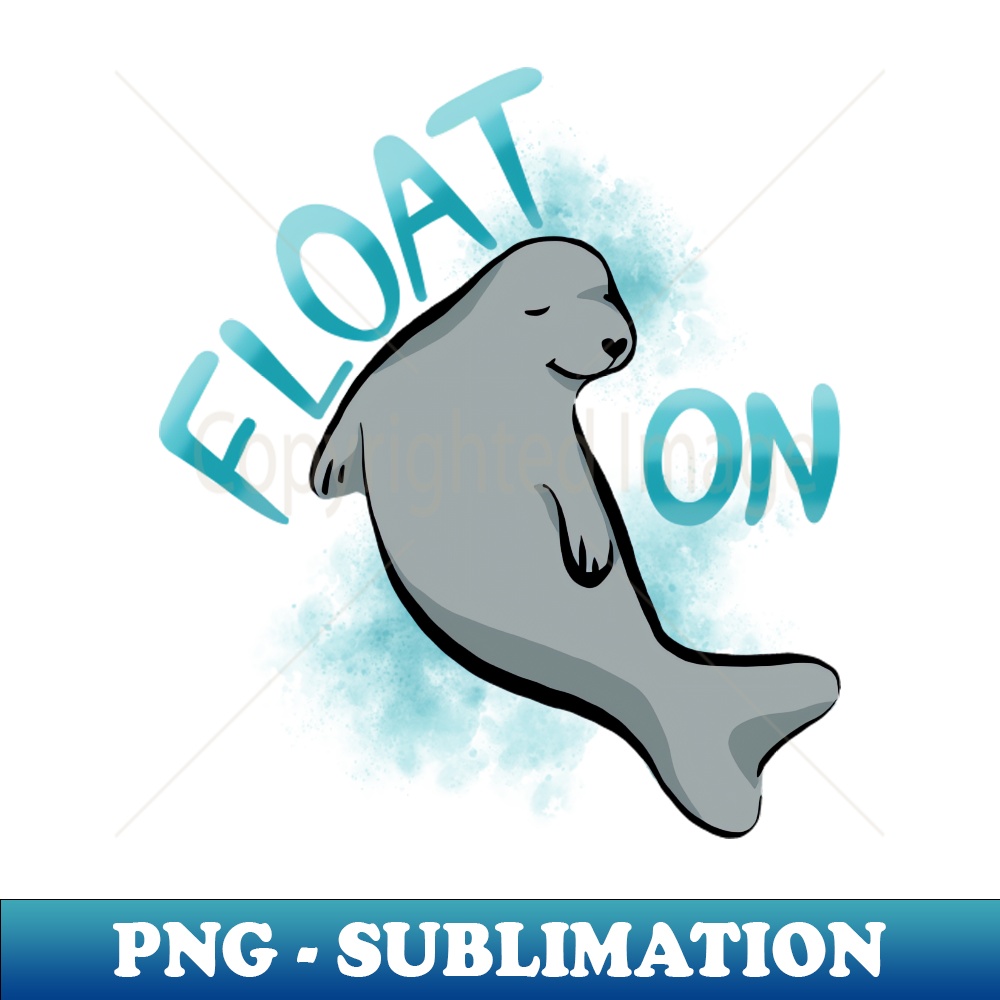 Float On Seal Print - Trendy Sublimation Digital Download - | Inspire ...