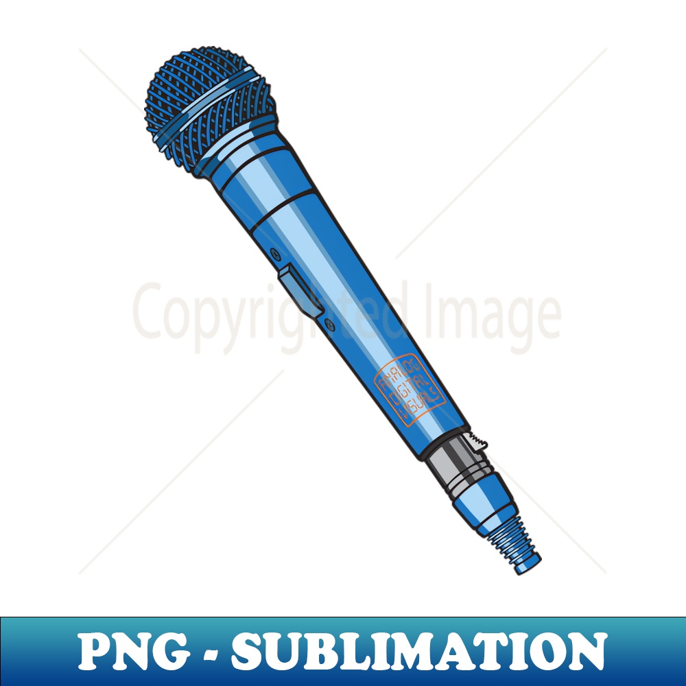 Microphone Green-Blue Colorway Analog Music - Premium PNG S | Inspire ...