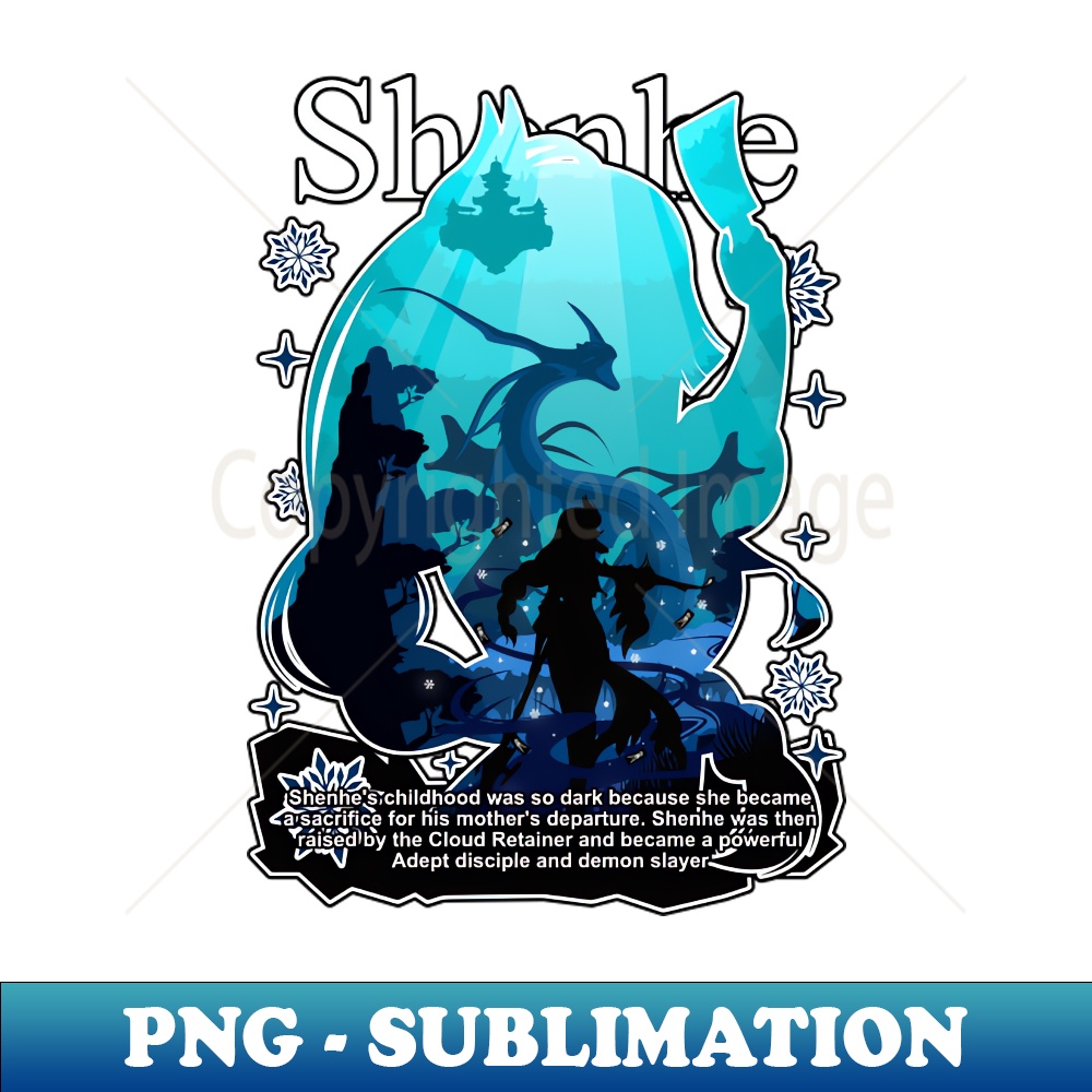 SHENHE - GENSHIN IMPACT - High-Resolution PNG Sublimation Fi | Inspire ...