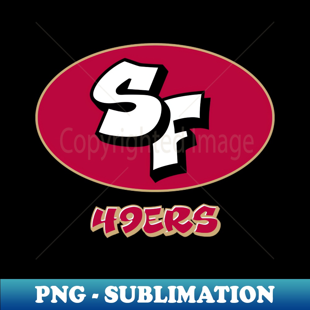 SF 49ers - PNG Transparent Digital Download File for Sublima - Inspire ...