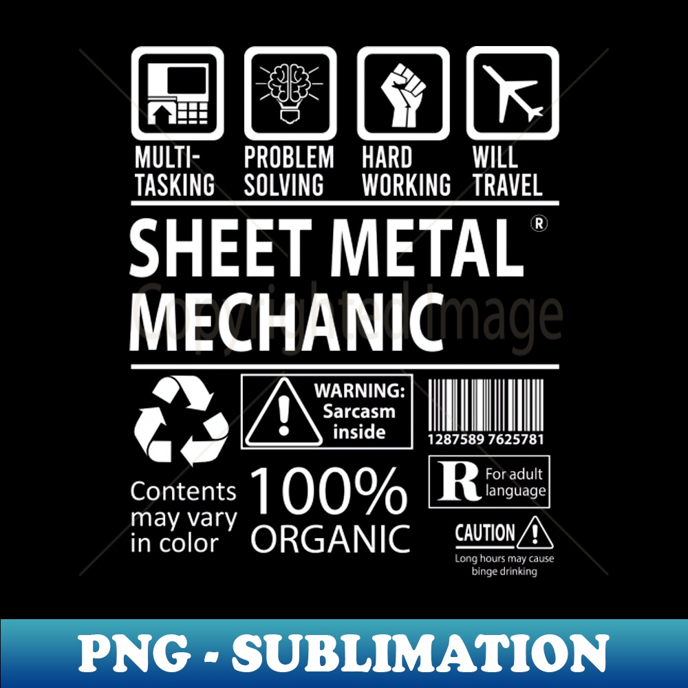 Sheet Metal Mechanic - Multitasking - Special Edition Sublim | Inspire ...