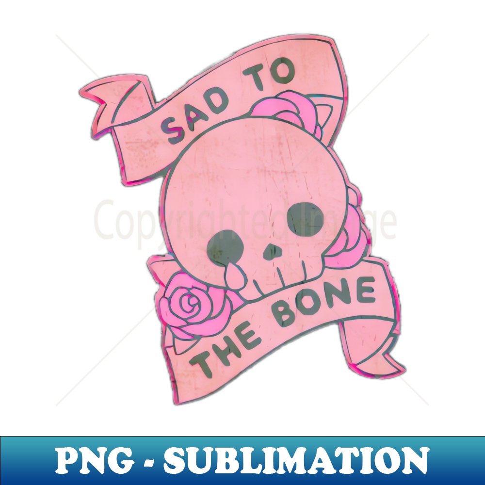 crying skull sad to the bone - Elegant Sublimation PNG Downl | Inspire ...