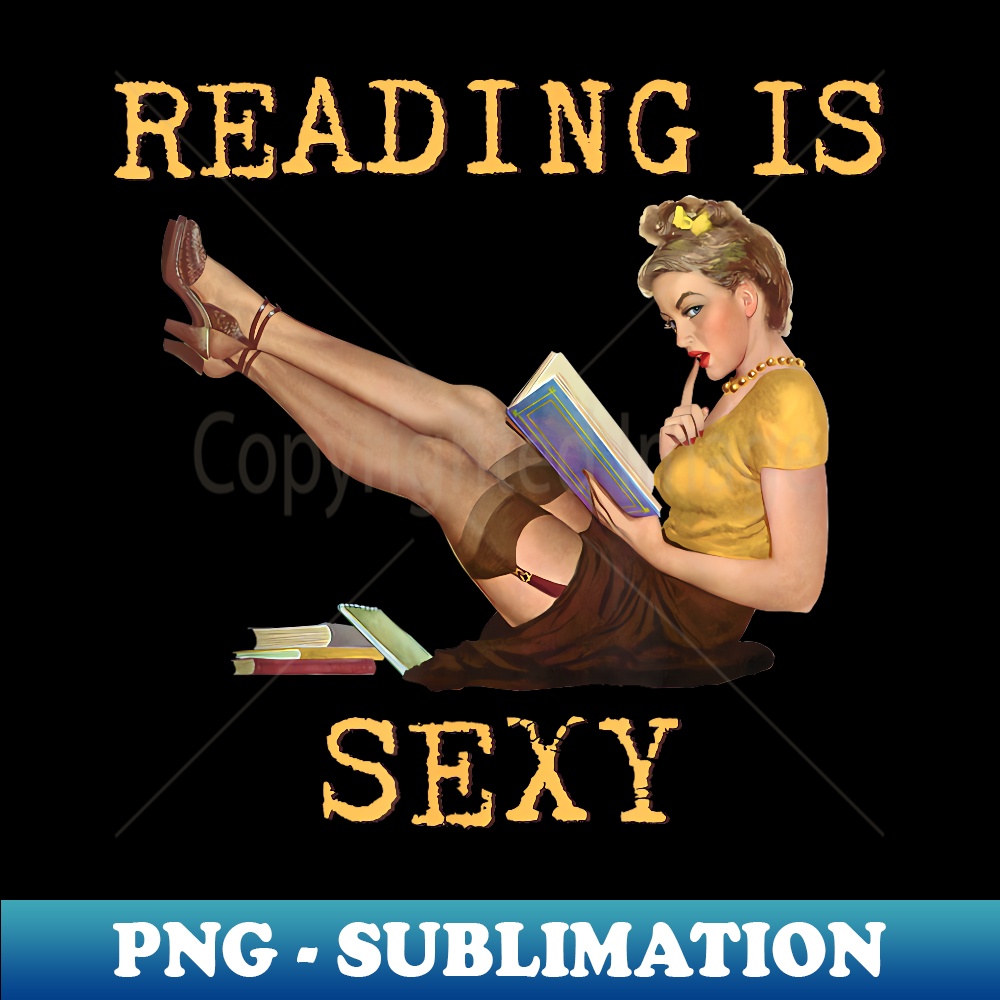 Retro Pin Up Girl Comic Book Vintage Reading - Instant Subli | Inspire ...