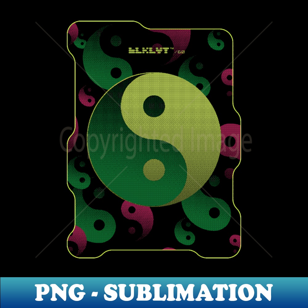 Digital Balance A Cyberpunk Yin and Yang - Unique Sublimatio | Inspire ...