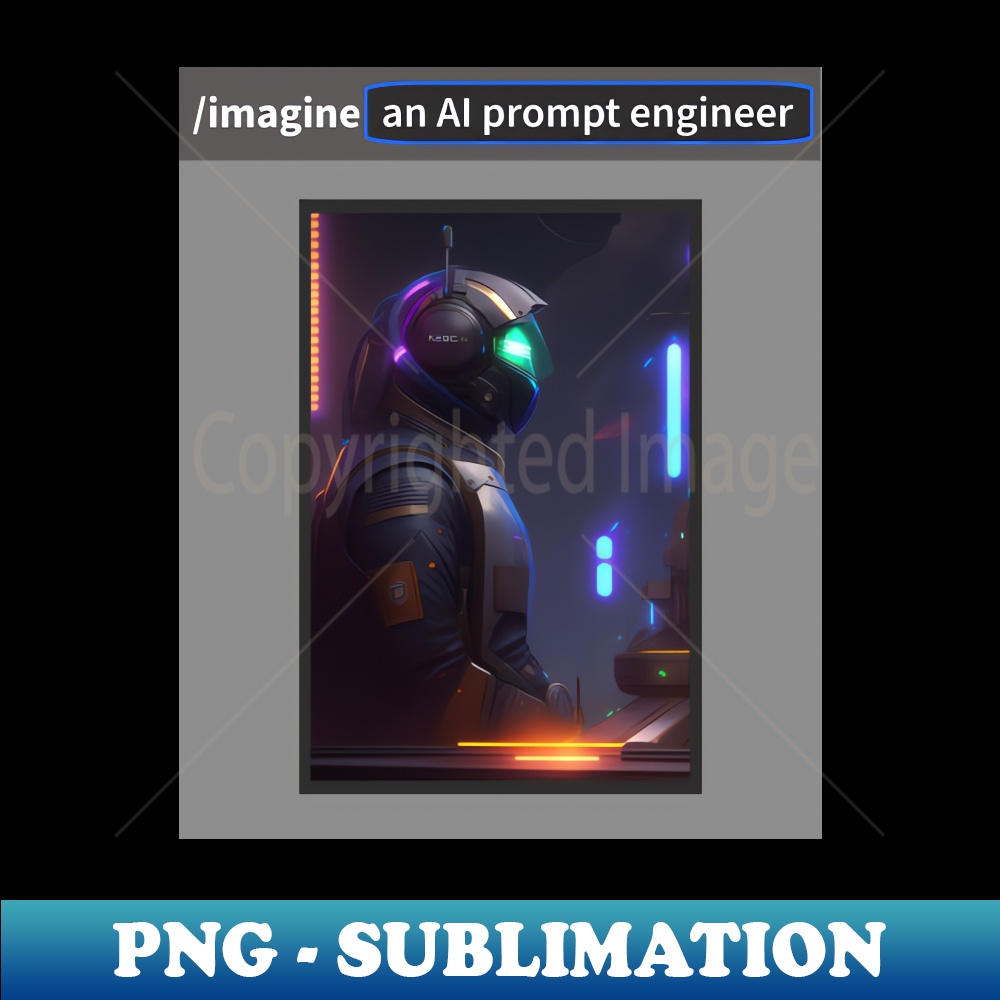 Imagine an AI prompt engineer - Modern Sublimation PNG File | Inspire ...