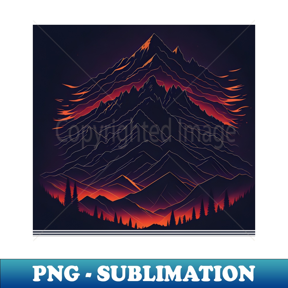 Pacific North West PNW Red Mountains - PNG Transparent Subli | Inspire ...