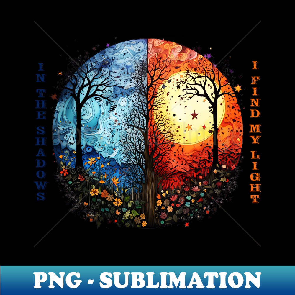 Shadow and Light Duality Art - Stylish Sublimation Digital D | Inspire ...