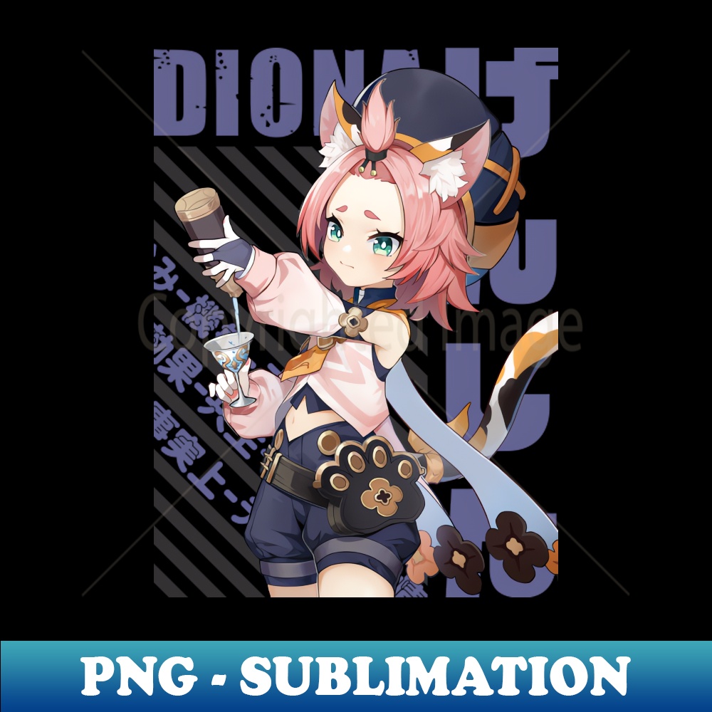 Genshin Impact - Diona - Special Edition Sublimation PNG Fil | Inspire ...