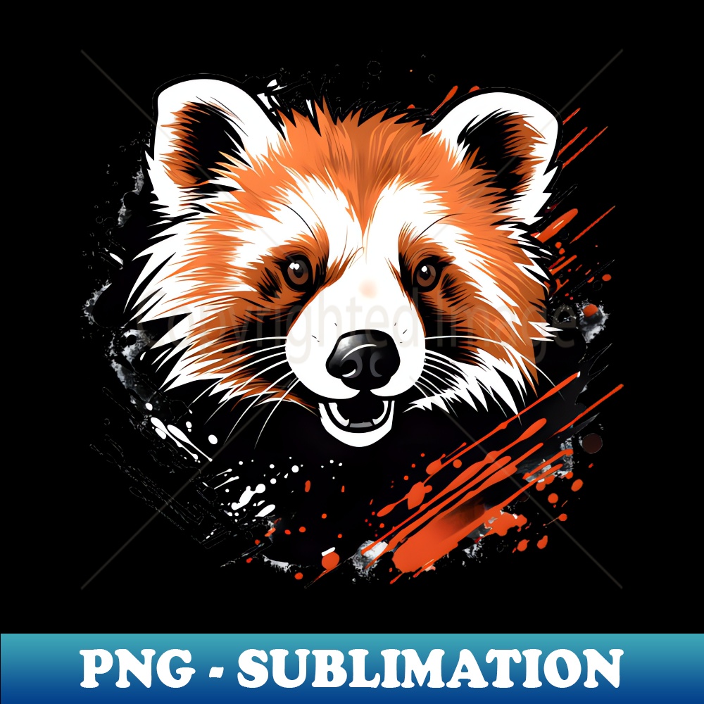 Cute Red Panda - Sublimation-Ready PNG File - Boost Your Suc | Inspire Uplift