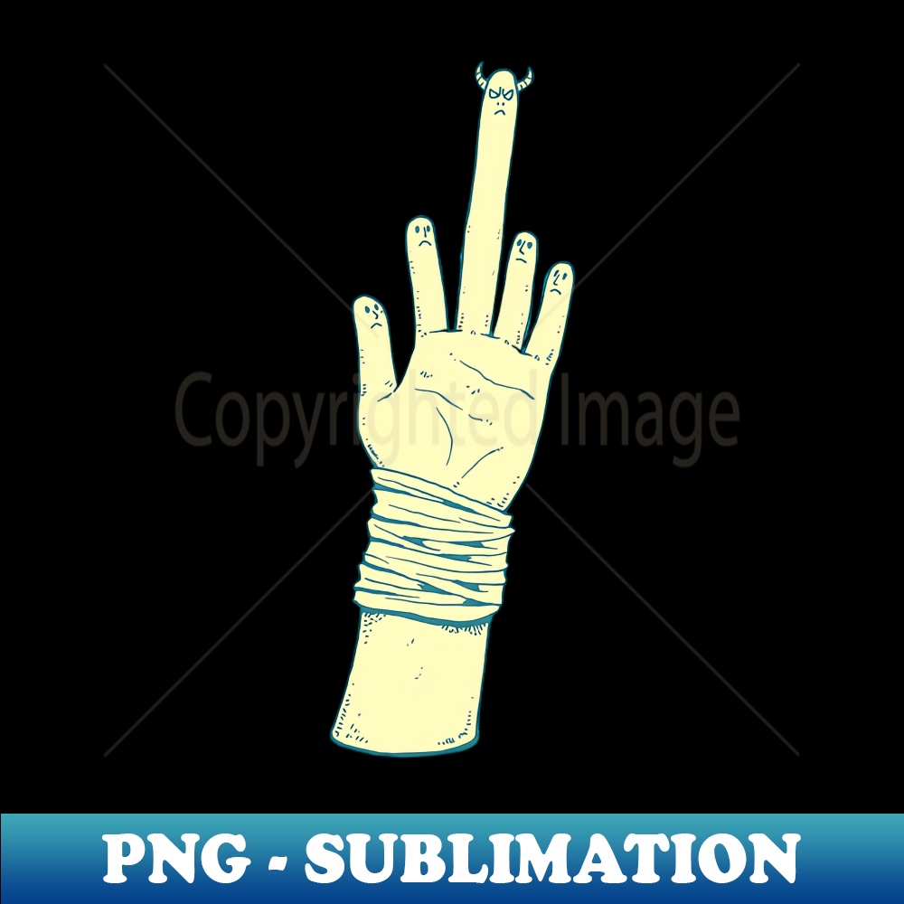 middle finger - High-Resolution PNG Sublimation File - Stunn | Inspire ...