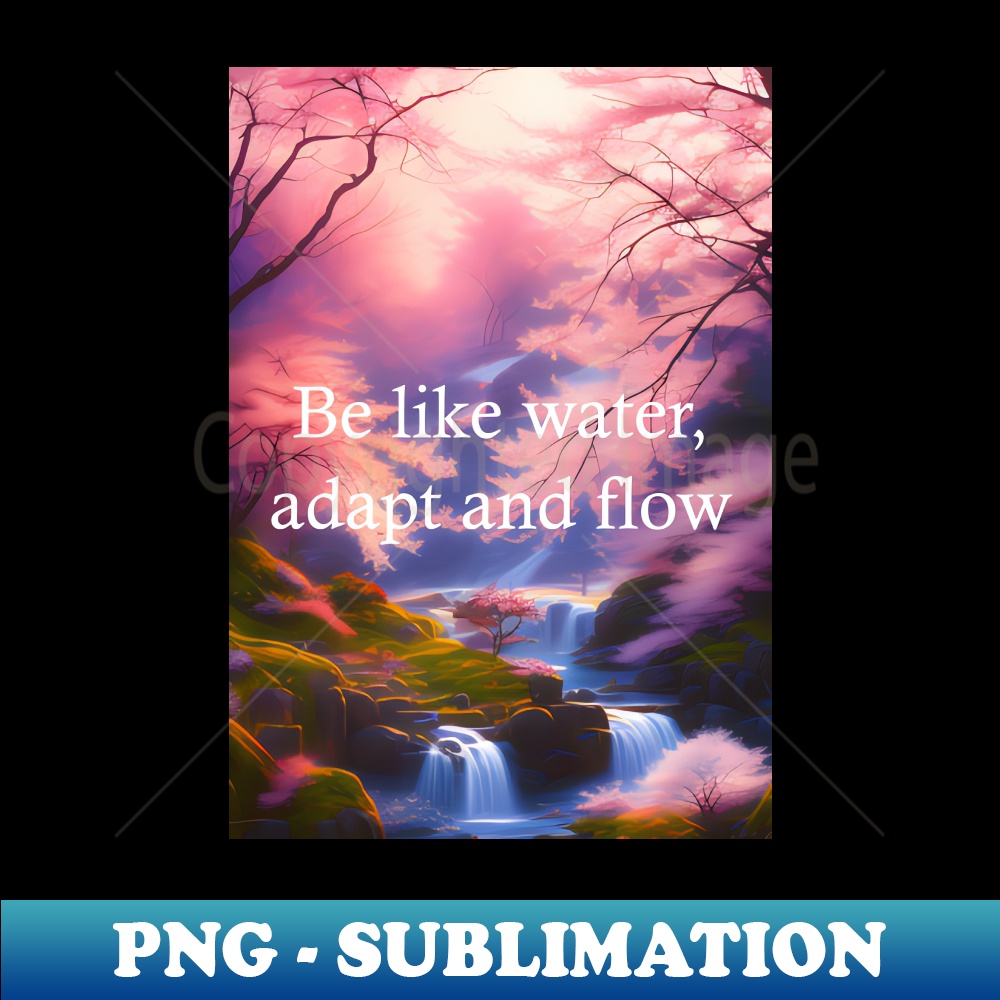 Be like water adapt and flow - Special Edition Sublimation P | Inspire ...