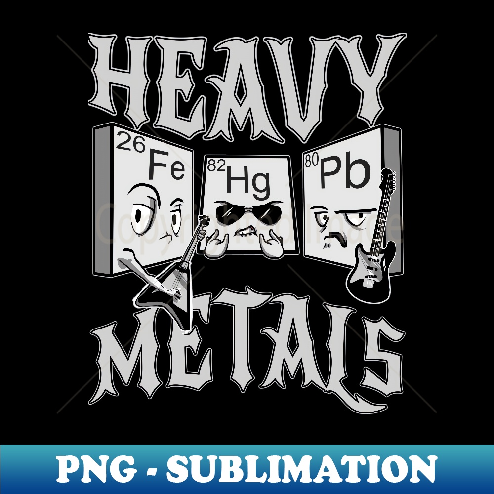 Heavy Metals Funny Periodic Table Chemistry Pun - Exclusive | Inspire ...