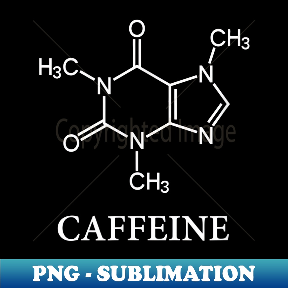 Caffeine Chemical I Love Coffee Chemistry Molecule - PNG Tra - Inspire ...