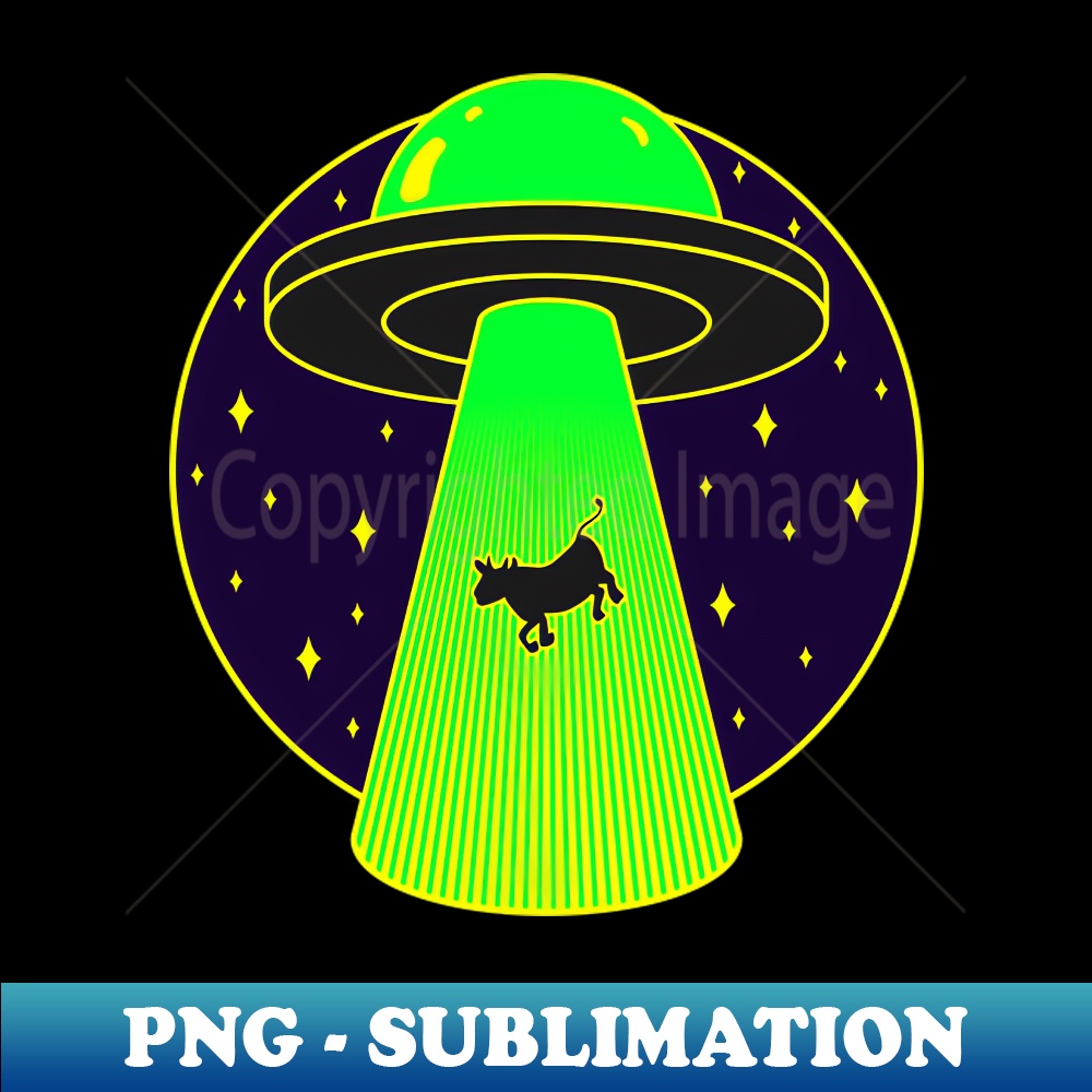 Alien Abduction - Cow - Exclusive Sublimation Digital File - | Inspire ...