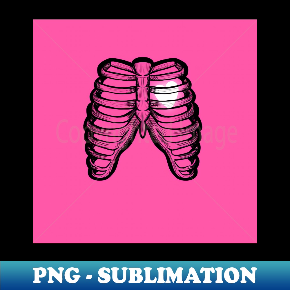 Rib cage with the heart inside - Special Edition Sublimation | Inspire ...