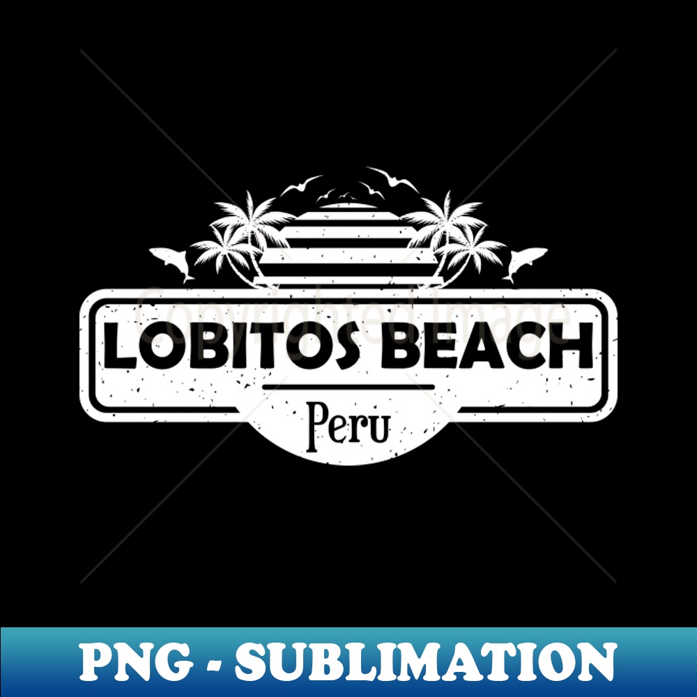 Lobitos Beach Peru Palm Trees Sunset Summer - PNG Sublimatio | Inspire ...