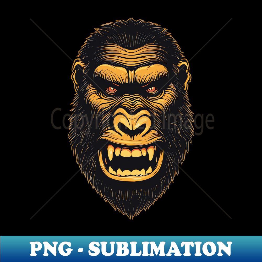 Angry Ape - Aesthetic Sublimation Digital File - Bold & Eye- | Inspire ...