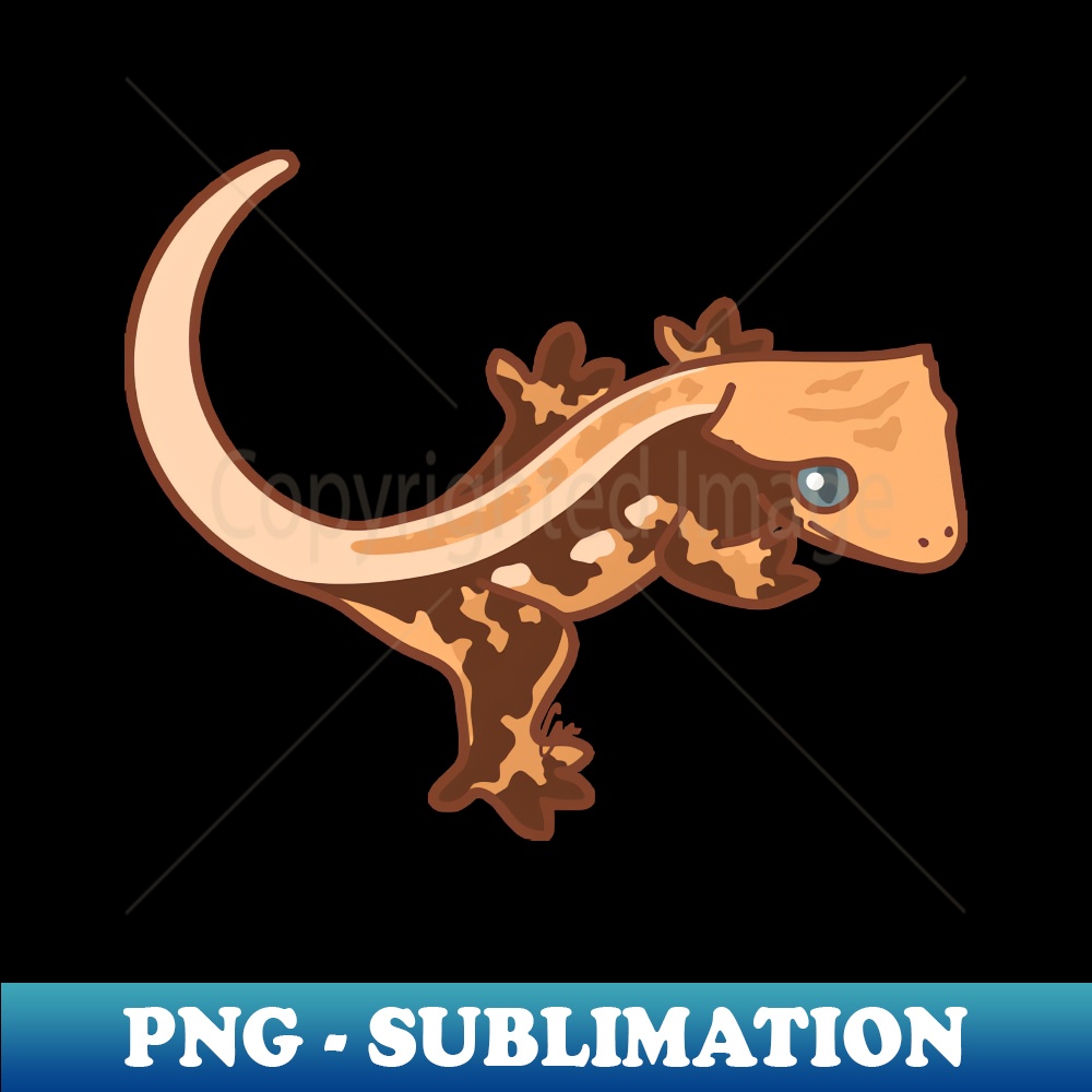 Harlequin Pinstripe Crested Gecko - Tri-color II - PNG Trans | Inspire ...