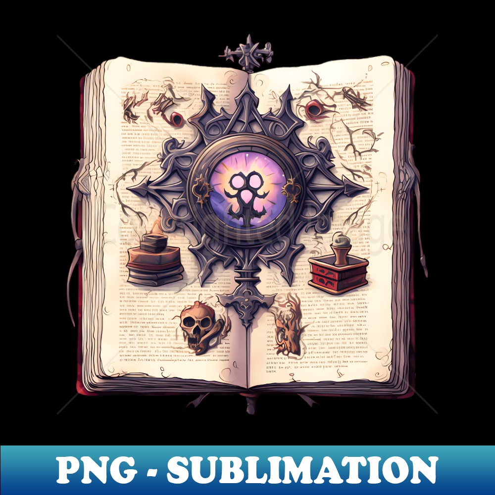 spellbook with arcane symbols - Stylish Sublimation Digital | Inspire ...