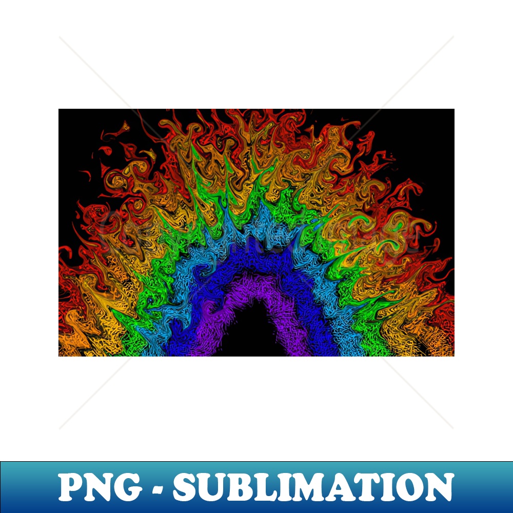 Rainbow Explosion - High-Quality PNG Sublimation Download - | Inspire ...